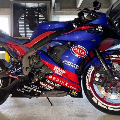 Wheel Stickers for Yamaha R1 YZF-R1 Rim Tape Motorcycle Decals Graphics ...