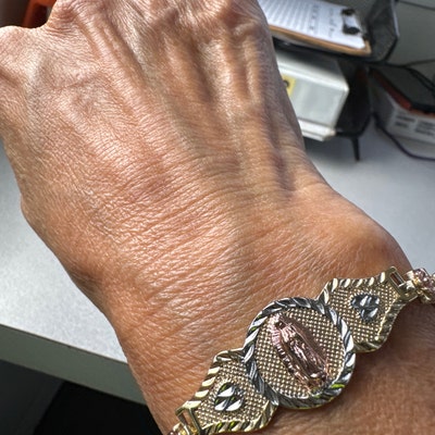 14k Cuban Chain With St Jude Pedant 22 Long Gold Plated, St Jude ...