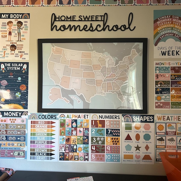 Home Sweet Homeschool, Homeschool Room Decor, Homeschool Decor ...