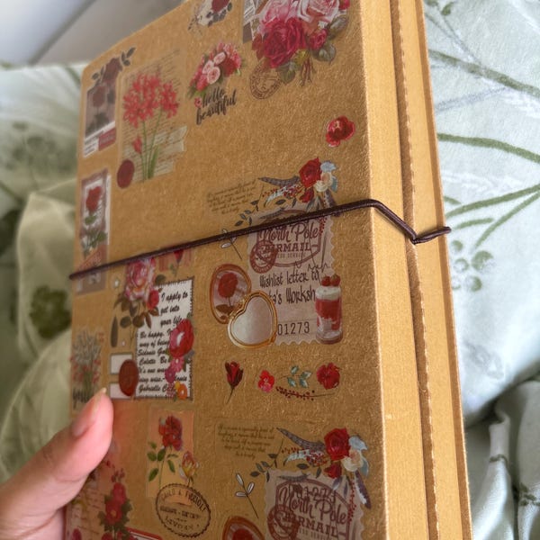 Thick Kraft Brown Paper Notebook Blank Notebook Journal Scrapbook ...