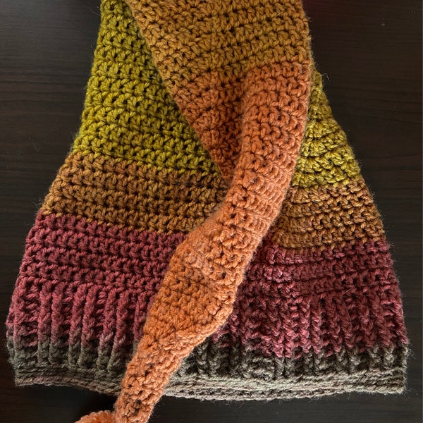 Pattern/super Long Super Easy Crochet Stocking Cap Pattern/crochet Hat Pattern/crochet Stocking ...