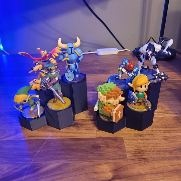 Amiibo Display Stand - Modular - Holds 4 per Module - Etsy