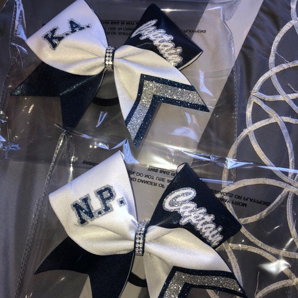 Cheer Captain Cheer Bow, High School Sideline Bow, Competition Cheer ...