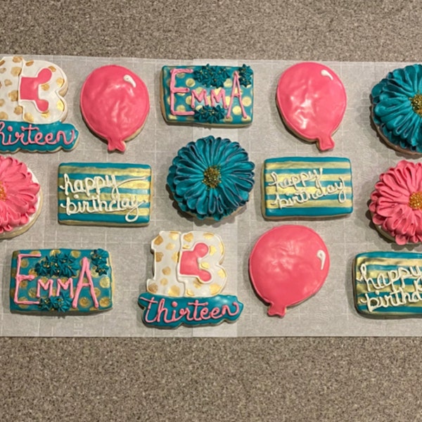 Lettered Number 13 Cookie Cutter/multi-size/dishwasher Safe Available ...