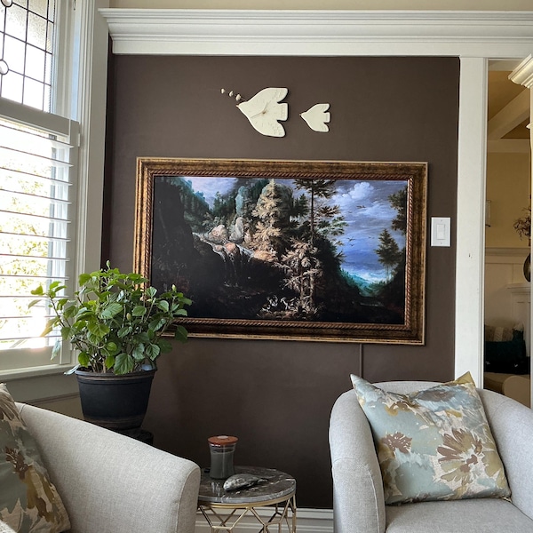 Samsung Frame Tv Bezel, Custom Brand Tv Frame, Wooden Tv Frame, Frame ...