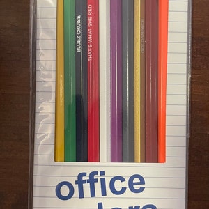 Superhero Colors Colored Pencil Set for Fans of Comics Set of 12 ...