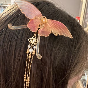 Japanese Kanzashi Handmade Sakae Crane Hairpin - Etsy