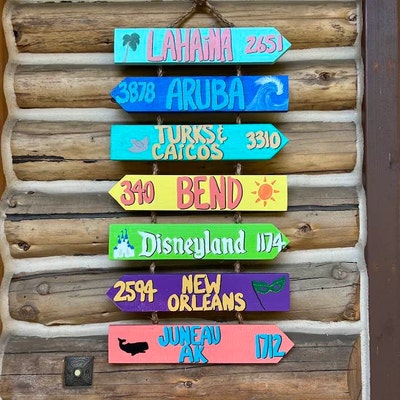 Key West Style Signs, Directional Signs for Outdoor, Directional Signs ...