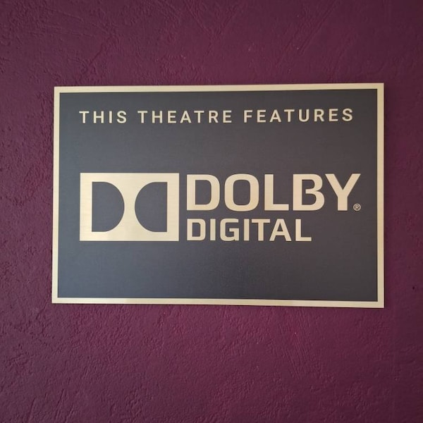 Dolby Digital New Home Theater Sign - Etsy
