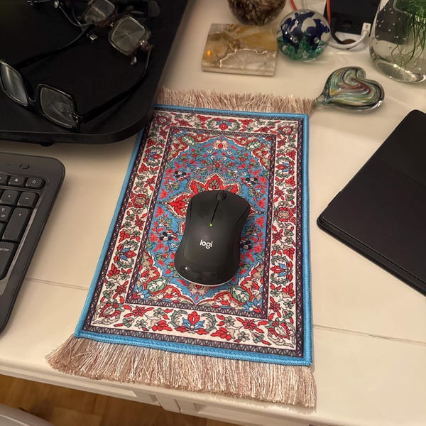 Mouse Pad, Beautiful Turkish Carpet Mousepad, Rug Mouse Mat, Office ...