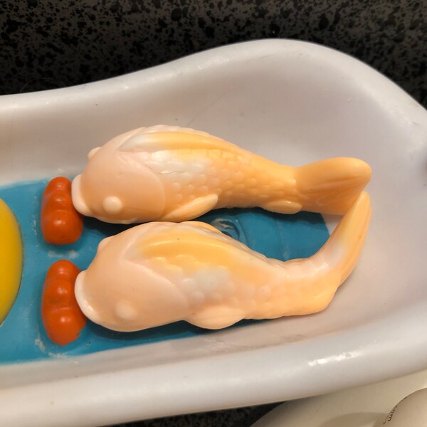 Koi Fish Soap Set - Japanese Koi Fish Soap, Goldfish Soap, Orange Soap ...