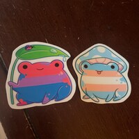 Pride Frog Charity Stickers LGBTQ Flag Frog Gay Pride Sticker Decal ...