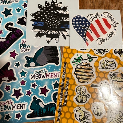 Bulk School Spirit Decals, Personalized School Logo Sticker Packs for ...