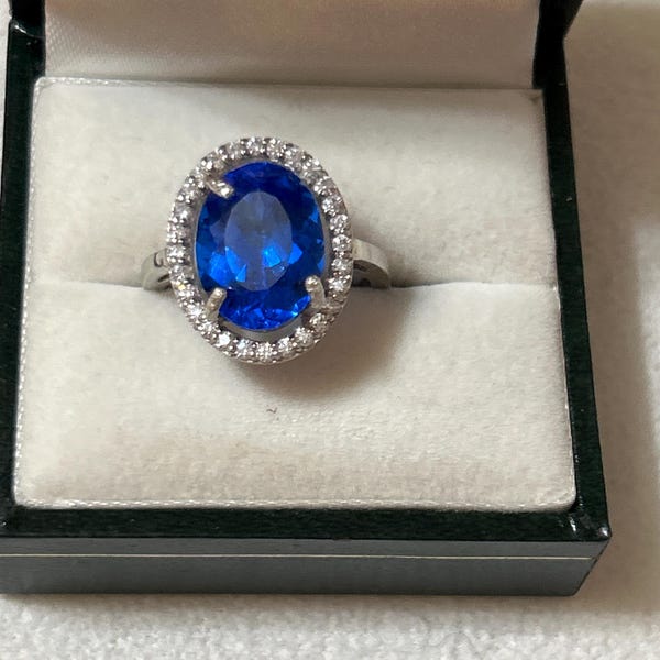 Amazing 925 Sterling Silver Rectangle Ring Setting, 7x5 to 14x10 Mm ...
