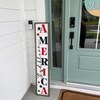 Patriotic Porch Sign Flag Porch Sign Double Sided Sign 4th of July Sign ...