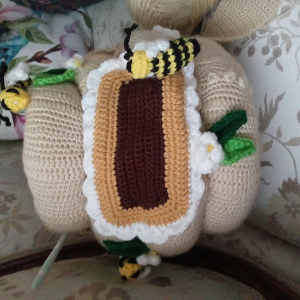 Pattern Crochet Bee Hive, Pattern Bee Hive, Amigurumi Bee, Crochet ...