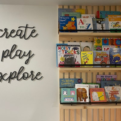 Create, Play, Explore / Kids Cutout / 3D Create, Play, Explore - Etsy