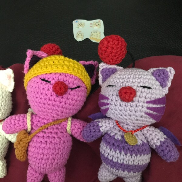 Moogle and Artemicion Kupo Pack Final Fantasy IX FF9 Chibi Plushie ...