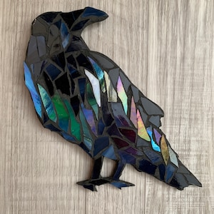 Studious Raven Glass Mosaic - Etsy