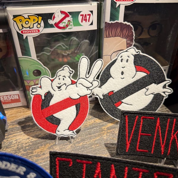 Ghostbusters Name Patch Custom Iron on Patch or Hook & Loop Name Tag ...