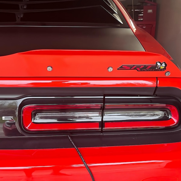 SRT Powered Badge for Scat Pack Challenger/charger in Red - Etsy