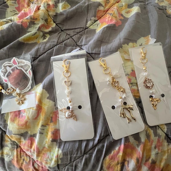 Fit for Royalty Regency Inspired Elegant Gold Keychain Collection ...