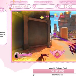 Valorant Twitch/youtube Overlay - Subtle Space Themed (map Border ...