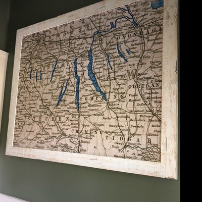 Map of the Village of Phelps. New York. Ontario County - Etsy