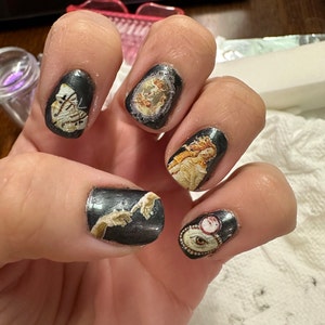 Renaissance Waterslide Nail Decal Set Vintage Venus, Painting ...