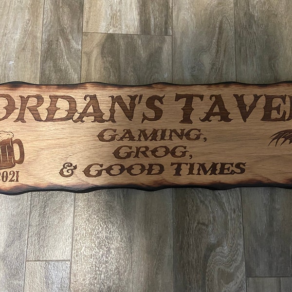 Personalized Dnd Tavern Sign - Dungeons and Dragons - Dungeon Master ...