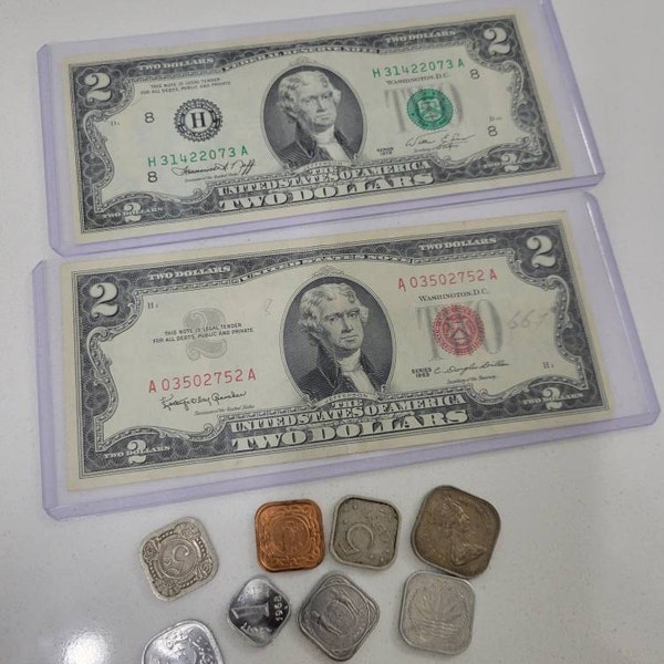 RARE Square World Coins—5 or 10 Unique Piece Sets! - Etsy
