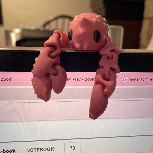 Mini Grinch, Articulated, Flexible Fidget Sensory Toy, 3D Printed, Mini ...