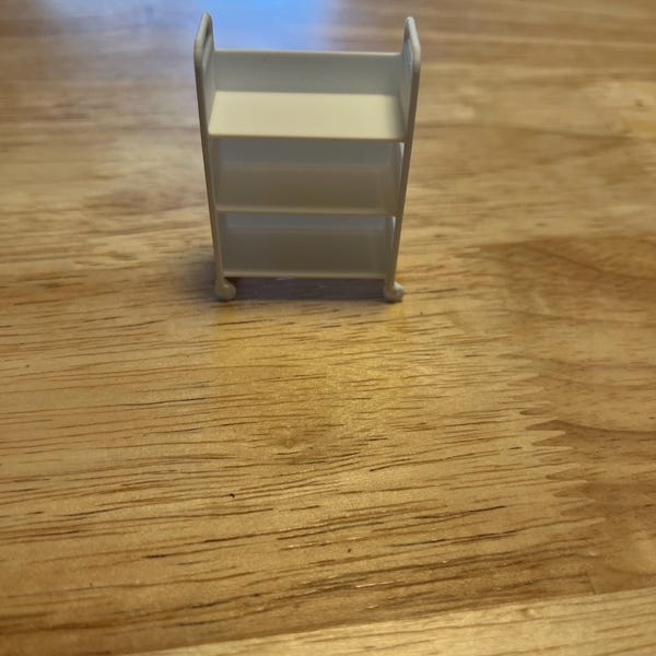 1/6 Scale 3 Shelf Mini Library Cart/ Mini Brands Books / Mini Books ...