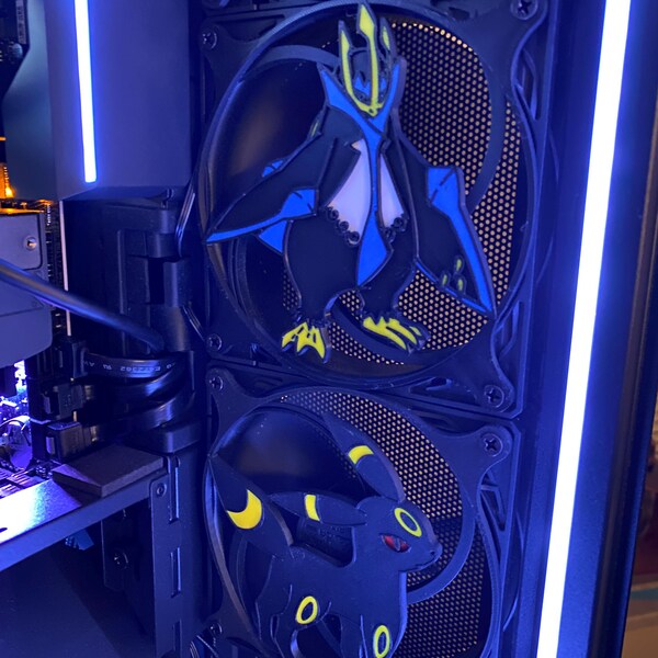 DBZ Gaming Computer PC Fan Shroud Grill Cover Custom Anime Gift - Etsy