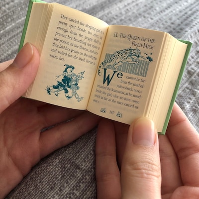 The Wonderful Wizard of Oz Miniature Book - Etsy