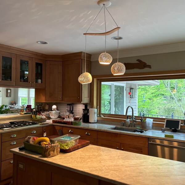 CLAYLIGHT VINE | Semi-flush Mount Chandelier | Five or Eight Shade ...