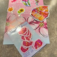 Glitter Ice Pop Sticker, Rainbow Glitter Sticker, Rainbow Ice Pop ...
