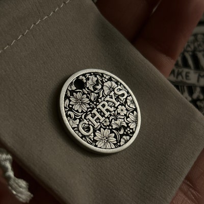 Brass Dog Tag, Personalized Brass Pet ID Tag, Custom Cat Tag, Unique ...