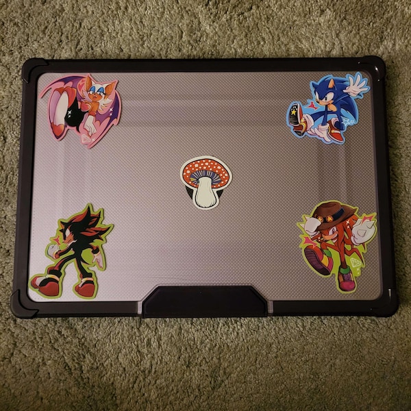 Sonic Stickers | 3.5 Inch Sonic Hedgehog, Shadow Hedgehog, Knuckles ...