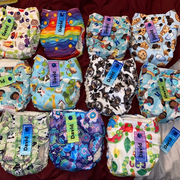 Cloth Diaper Tags / Cloth Diaper Labels / Reusable Labels - Etsy