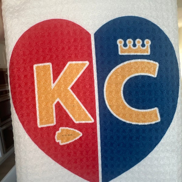 Flour Sack Towels Tea Towels Welcome to Mahome Kansas City Chiefs KC ...