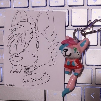 Custom Chibi Dangler Charm Animal Dangler Moving Tail - Etsy