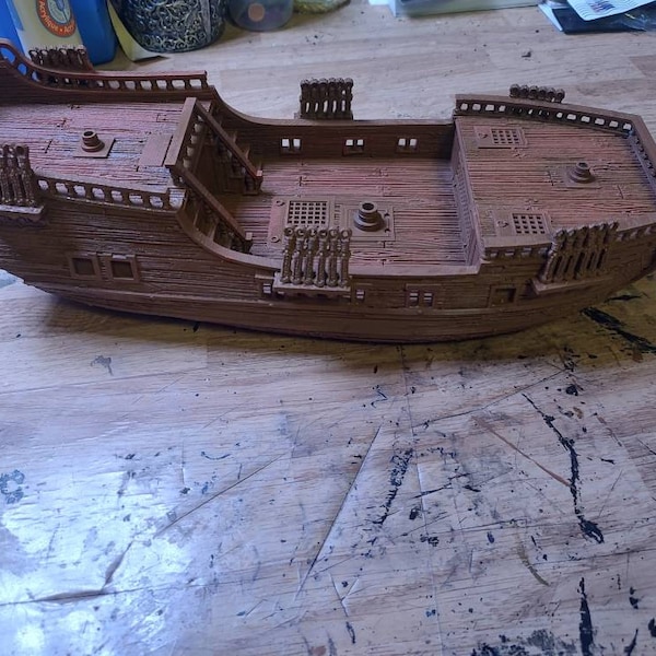 Dnd Frigate Mk2 Pirate Ship Sea Vessel Wargaming Pirate Fleet Boat ...