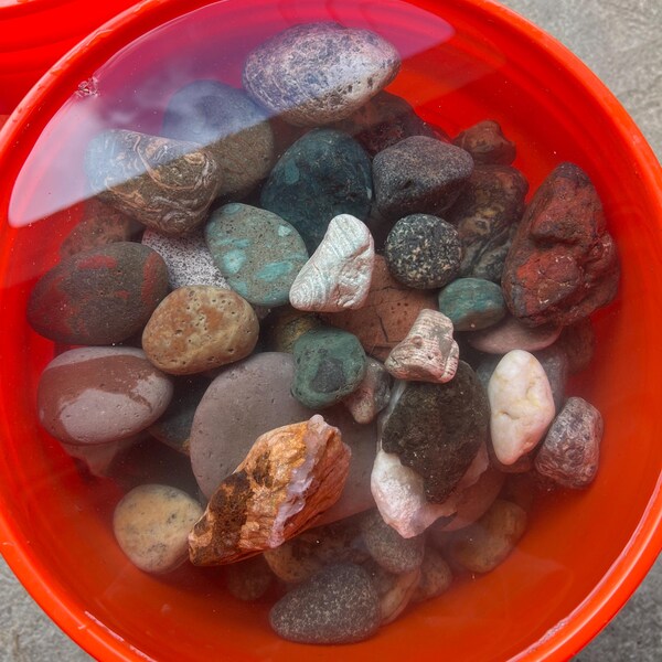 Alaska River Rock - 10 Pounds River Rocks Bulk - Wedding Stones ...