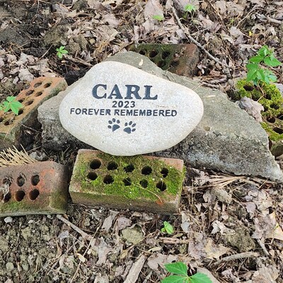 Family Tree Written in Stone Custom Carved River Rock Garden - Etsy