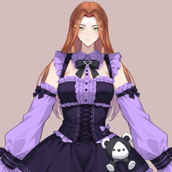 VTUBER Body Base PSD | Female Body | Base | 2 Booba Sizes and 2 Hand ...