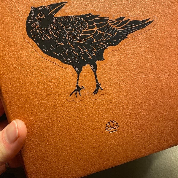 Crow Sticker - 4" Decal - Vinyl Sticker for Your Laptop - Water Bottle ...