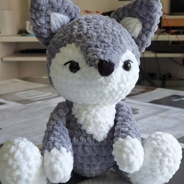 Wolf CROCHET PATTERN, Amigurumi Woodland Plushie PDF - Etsy