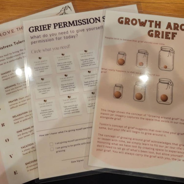 DBT Grounding Exercise Using Your Senses - Etsy