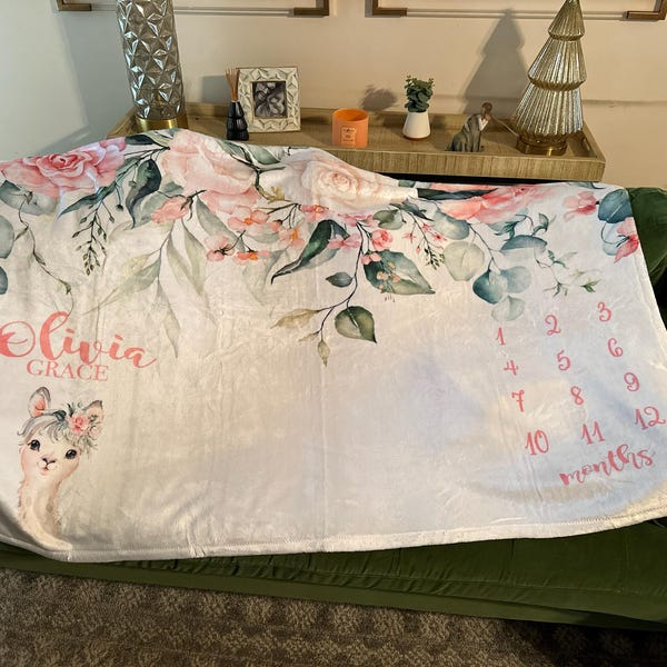 Personalized Floral Crib Sheet for Baby Girl Nursery Vintage Roses Baby ...